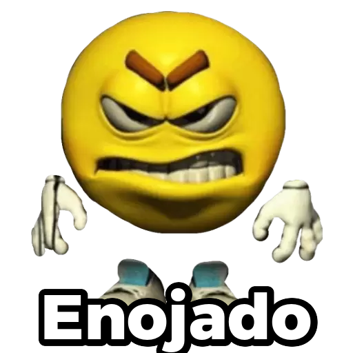 Enojado Sticker - DescargarStickers