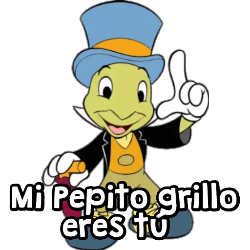 Mi Pepito grillo eres tú Sticker - DescargarStickers