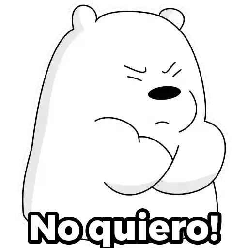 No quiero! #052975 Sticker de WhatsApp - DescargarStickers