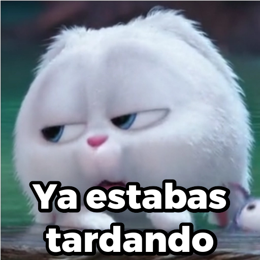 Ya estabas tardando Sticker de WhatsApp - DescargarStickers