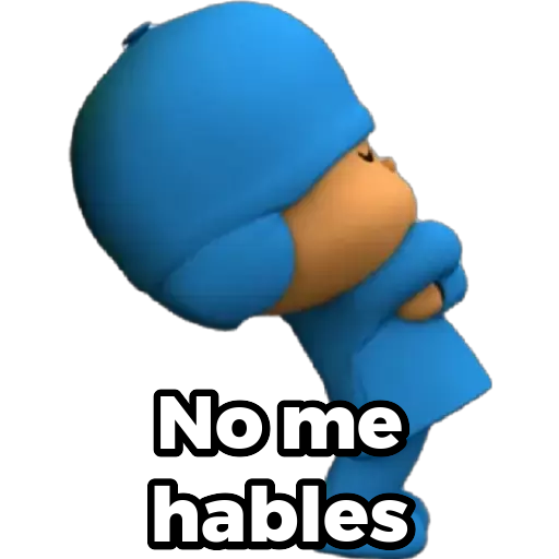 No me hables #181997 Sticker de WhatsApp - DescargarStickers