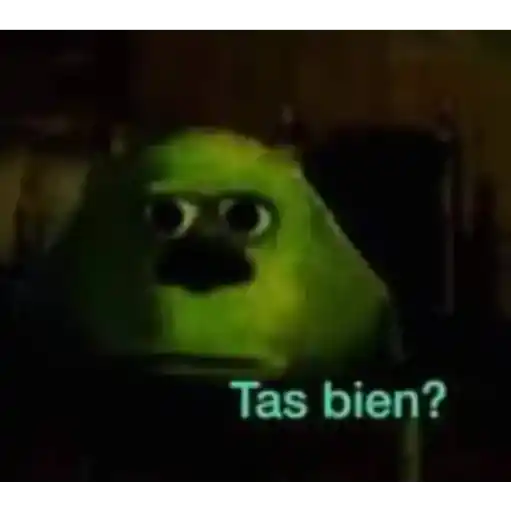 Tas bien? Sticker de WhatsApp - DescargarStickers