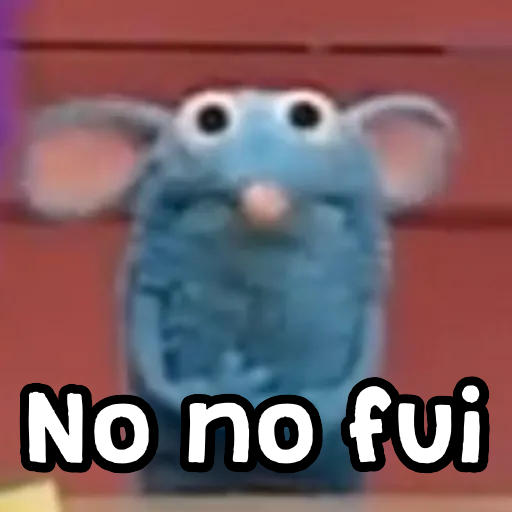 No no fui Sticker de WhatsApp - DescargarStickers