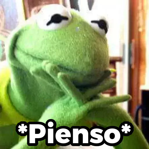 *Pienso* Sticker de WhatsApp - DescargarStickers