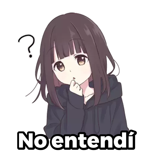 No entendí #612207 Sticker de WhatsApp - DescargarStickers