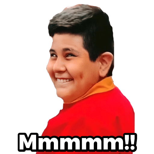 Mmmmm!! Sticker de WhatsApp - DescargarStickers