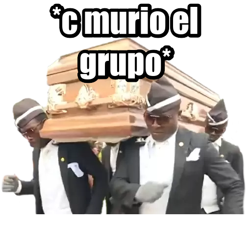 *C murio el GRUPO* Sticker de WhatsApp - DescargarStickers