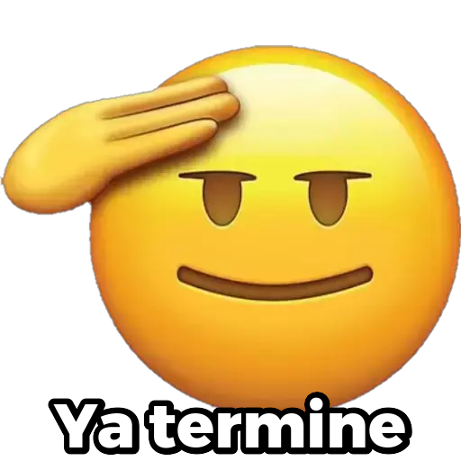 Ya termine Sticker de WhatsApp - DescargarStickers