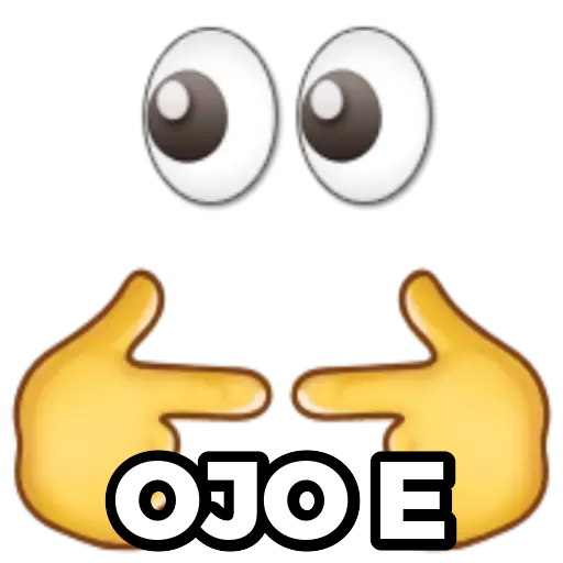 Ojo e Sticker de WhatsApp - DescargarStickers
