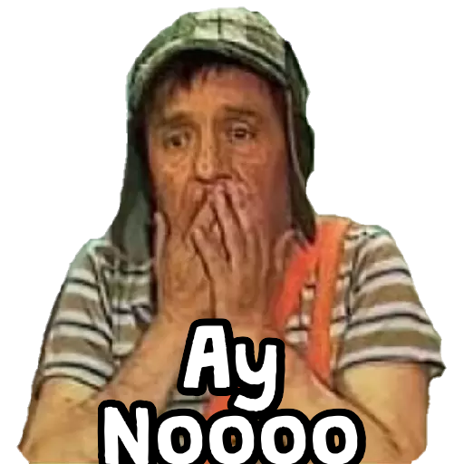 Ay Noooo Sticker de WhatsApp - DescargarStickers