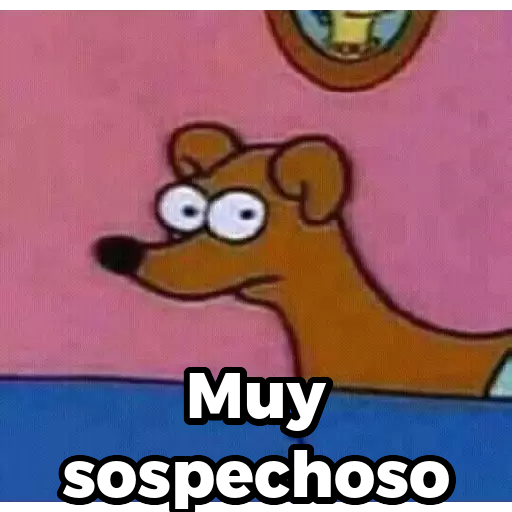 Muy sospechoso Sticker - DescargarStickers