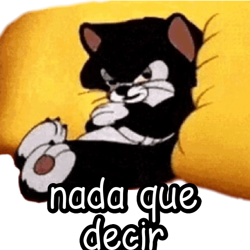 Sticker Nada que decir PNG - DescargarStickers