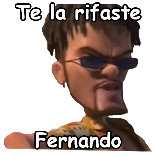 Te la rifaste Fernando Sticker de WhatsApp - DescargarStickers