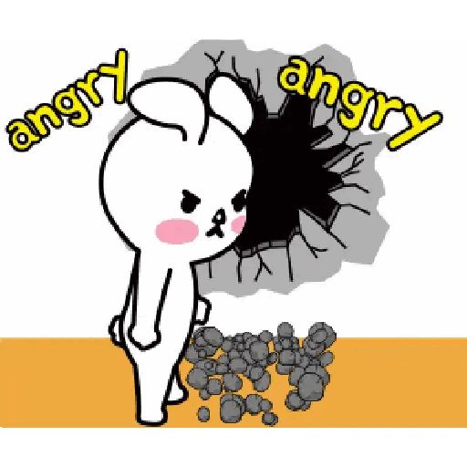 Sticker Angry, angry GIF - DescargarStickers