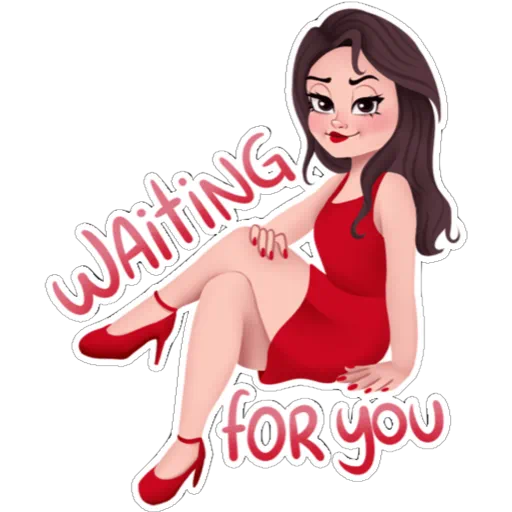 Waiting for you Sticker - DescargarStickers