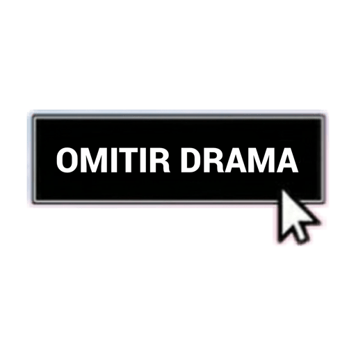 OMITIR DRAMA Sticker de WhatsApp - DescargarStickers