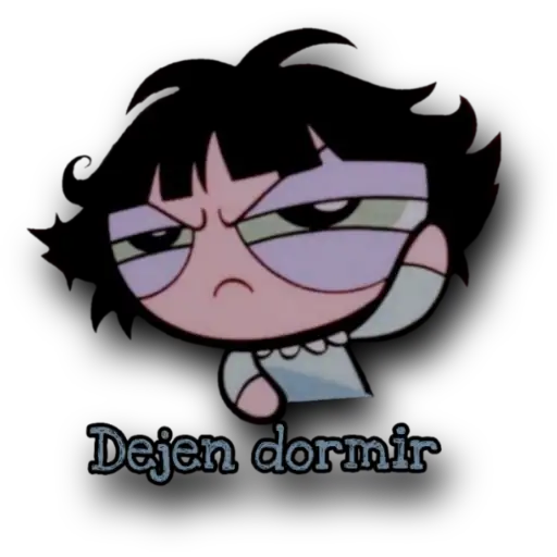 Dejen dormir Sticker de WhatsApp - DescargarStickers