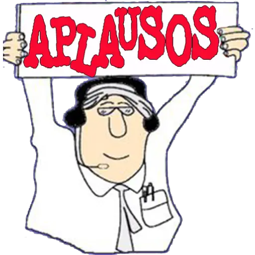 Aplausos Sticker de WhatsApp - DescargarStickers