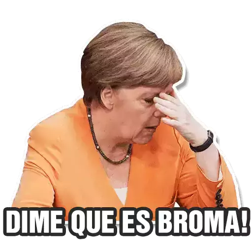 DIME QUE ES BROMA! Sticker de WhatsApp - DescargarStickers