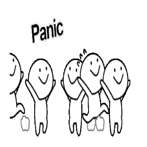 Sticker Panic GIF - DescargarStickers