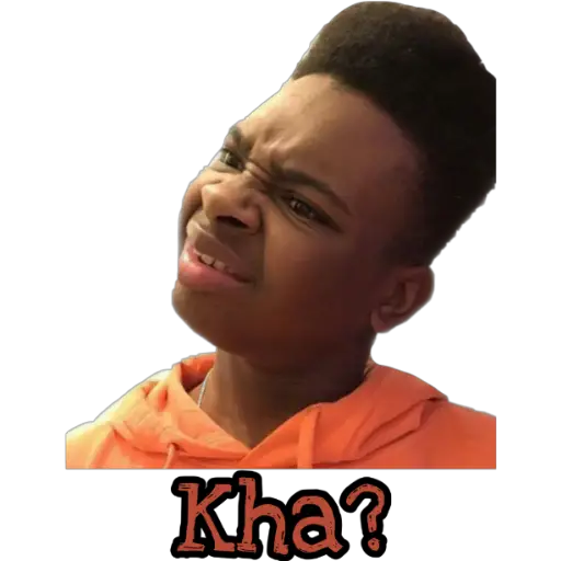 Kha? Sticker de WhatsApp - DescargarStickers
