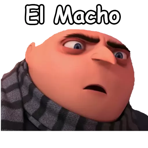 El Macho Sticker de WhatsApp - DescargarStickers