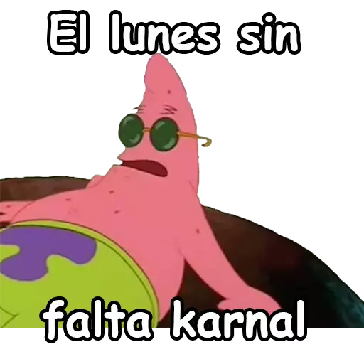 El lunes sin falta karnal Sticker de WhatsApp - DescargarStickers