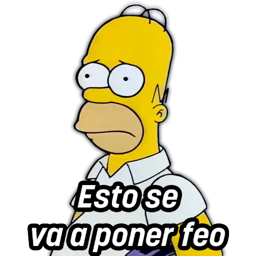 Esto se va a poner feo #603436 Sticker de WhatsApp - DescargarStickers