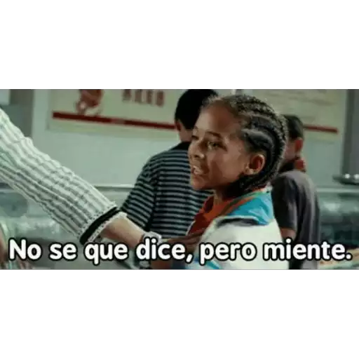 No se que dice, pero miente Sticker de WhatsApp - DescargarStickers