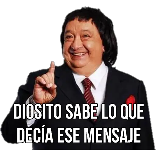 Diosito sabe lo que decía ese mensaje Sticker de WhatsApp ...