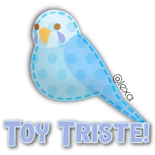 TOY TRISTE! #048106 Sticker - DescargarStickers
