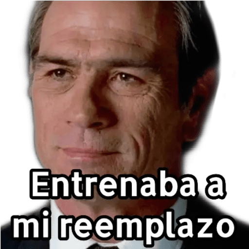 Entrenada a mi reemplazo Sticker de WhatsApp - DescargarStickers