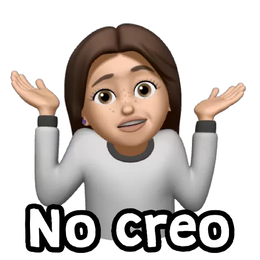 Sticker No creo PNG - DescargarStickers