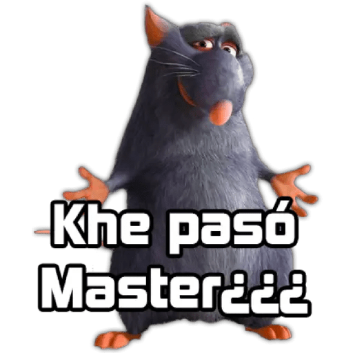Sticker Khe pasó master¿¿¿ PNG - DescargarStickers