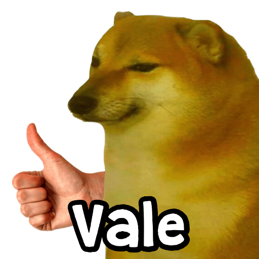 Vale Sticker de WhatsApp - DescargarStickers