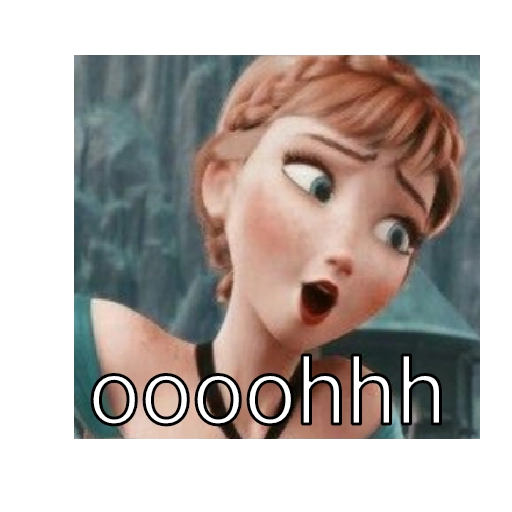 Oooohhh Sticker de WhatsApp PNG - DescargarStickers