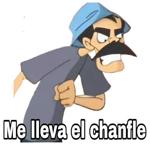 Me lleva el chanfle #350241 Sticker de WhatsApp - DescargarStickers