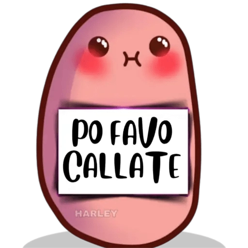 PO FAVO CALLATE Sticker de WhatsApp - DescargarStickers