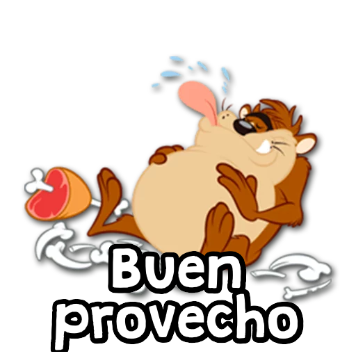 Sticker Buen provecho PNG - DescargarStickers
