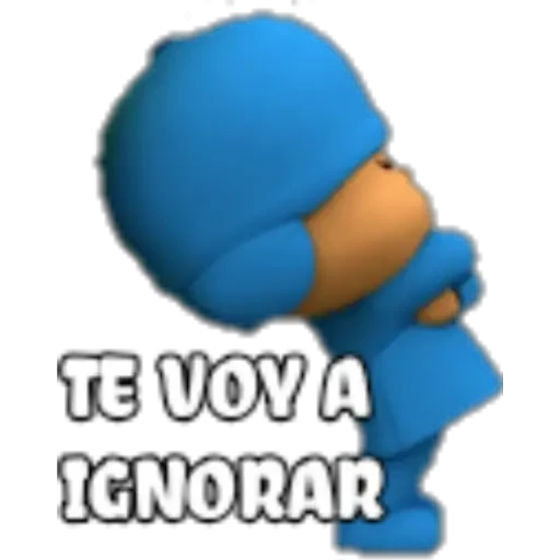 TE VOY A IGNORAR Sticker de WhatsApp - DescargarStickers