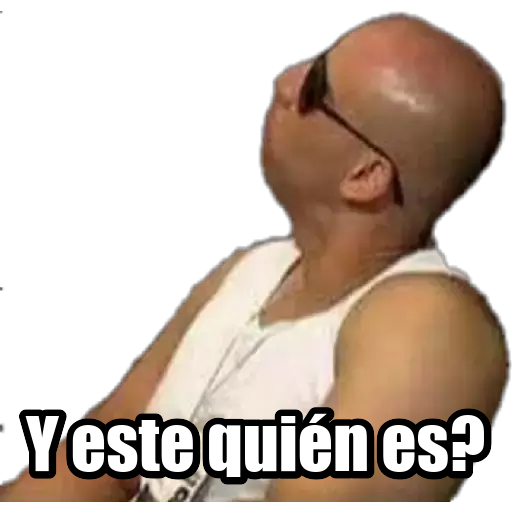 Y este quién es? Sticker de WhatsApp - DescargarStickers