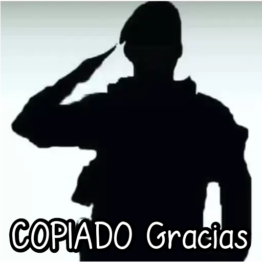 Sticker COPIADO Gracias PNG - DescargarStickers