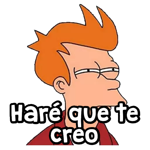 Haré que te creo Sticker de WhatsApp - DescargarStickers