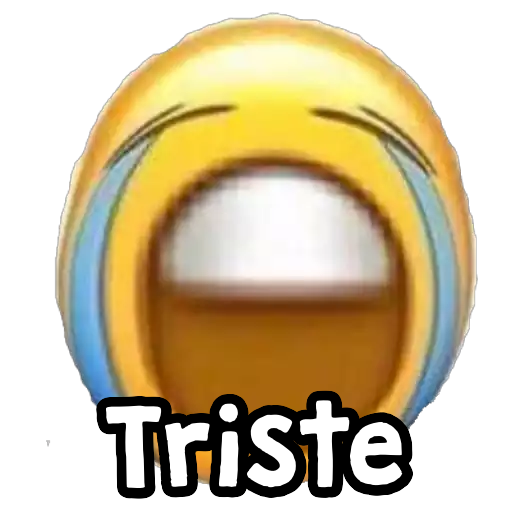 Triste Sticker de WhatsApp - DescargarStickers