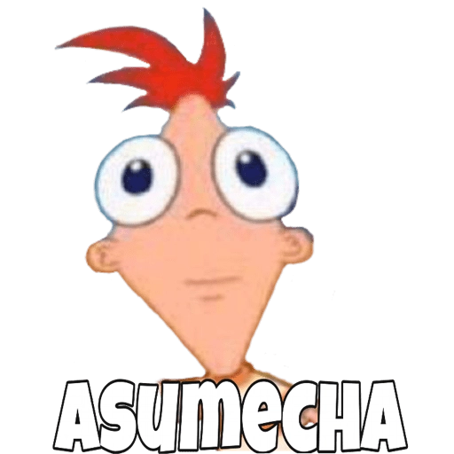 Asumecha Sticker de WhatsApp - DescargarStickers