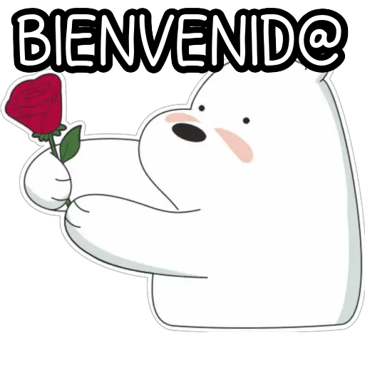 BIENVENID@ Sticker de WhatsApp - DescargarStickers