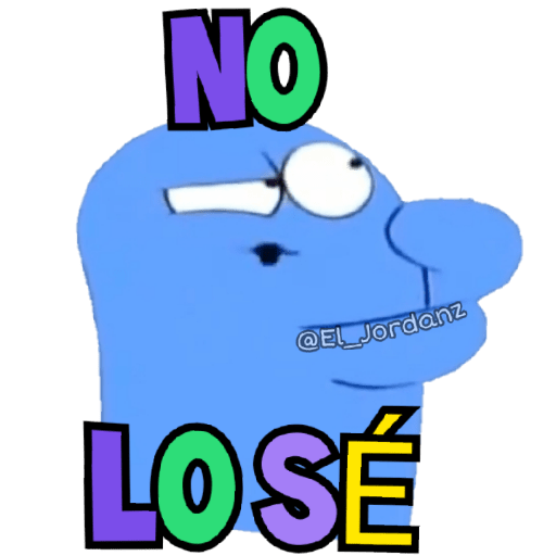 NO LO SÉ PNG transparente - Descargar Stickers