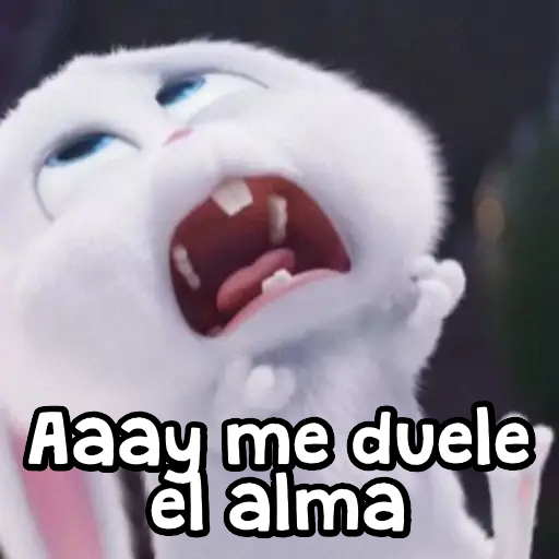 Sticker Aaay me duele el alma PNG - DescargarStickers