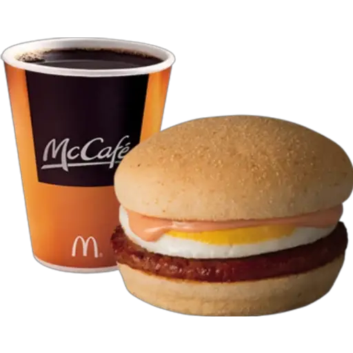 McCafe y McMuffin Sticker de WhatsApp - DescargarStickers