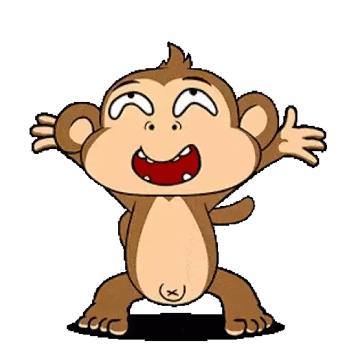 Sticker Mono bailando GIF GIF - DescargarStickers